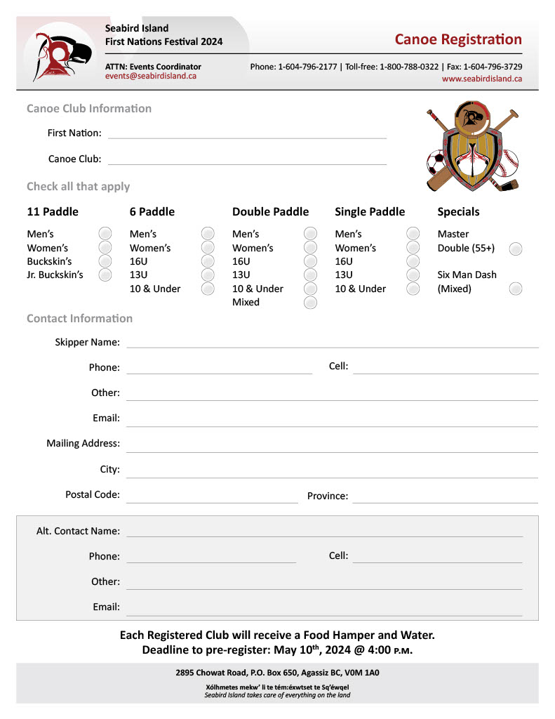 Seabird Island Festival - Seabird Island Band